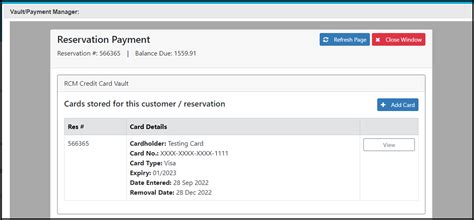 Secure Credit Card Vault