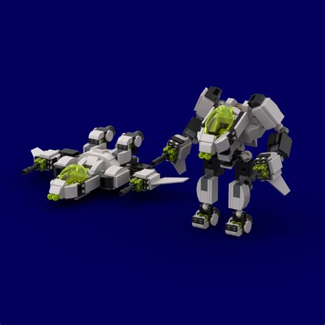 Lego Moc Blacktron Ii Mutated Fighter By Fgsoat67 Rebrickable Build