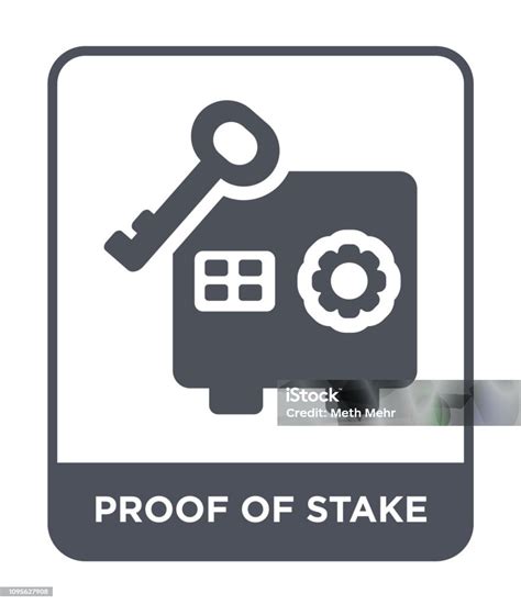 흰색 배경 Cryptocurrency 경제 및 금융 컬렉션에서 지분 유행 채워진된 아이콘의 증거에 지분 아이콘 벡터의 증거 0