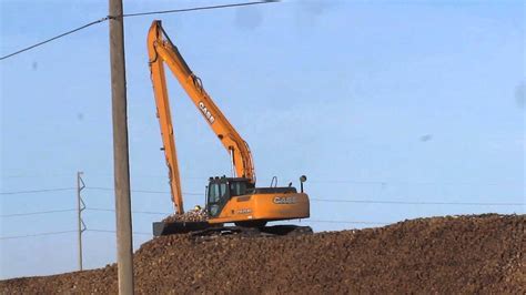 Case Long Reach Excavator Youtube