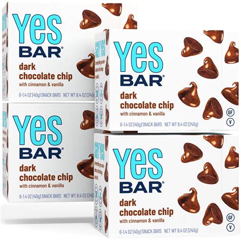 Dark Chocolate Chip Plant Based Protein Decadent Snack Bar Vegan