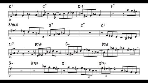 Donna Lee Transcription Youtube
