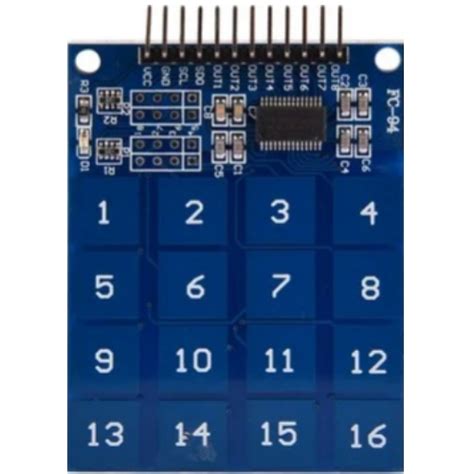 Ttp Channel Capacitive Touch Keypad Module Srk Electronics