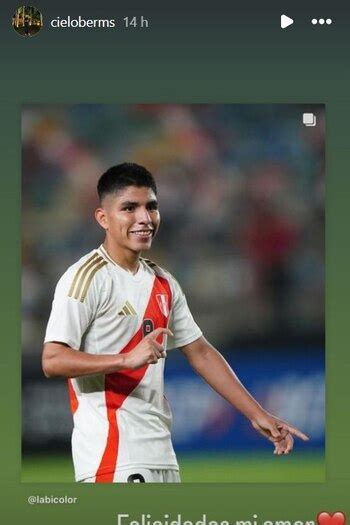 Cielo Berríos Y El Romántico Mensaje A Piero Quispe Por Su Primer Gol