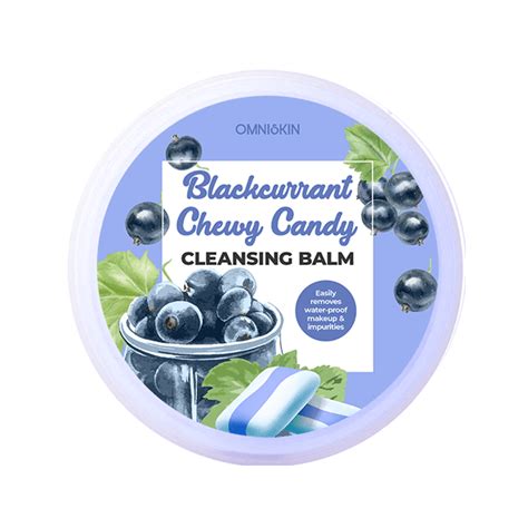 Blackcurrant Chewy Candy Cleansing Balm 20gr Omniskin Indonesia