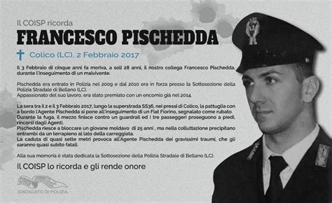 Il COISP Ricorda Francesco Pischedda COISP