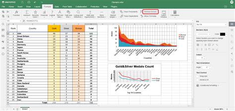 how to trace precedents and dependents in excel sheets
