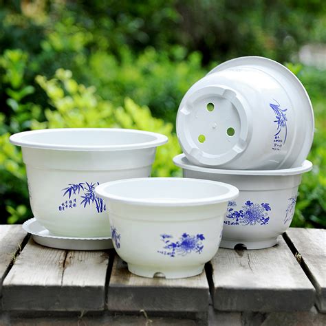 优质塑料花盆厂家直销阳台加厚大号花盆清仓圆形盆栽果树苗育苗盆虎窝淘