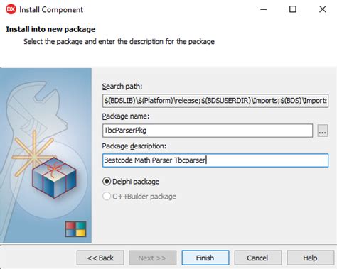 Install Component In Delphi 1033