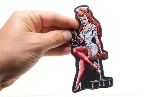 Sexy Nurse Small Patch Embroidered Patches By Ivamis Patches