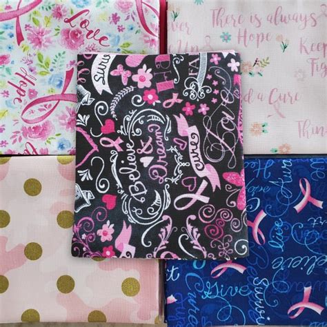 Breast Cancer Fabric Etsy