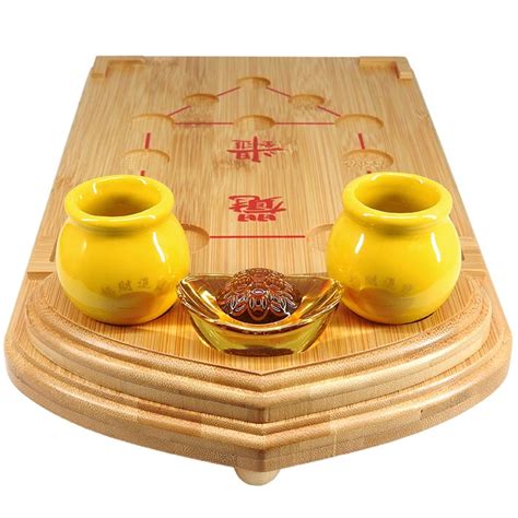 【吉祥開運坊】【供奉紫南宮金雞專用底座及供杯 含2個小口供杯 含大型168孟宗竹底座 元寶】 蝦皮購物