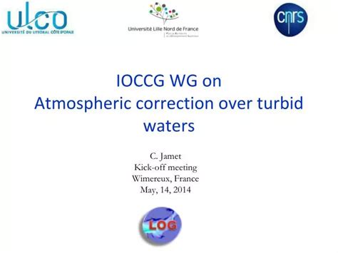 Ppt Ioccg Wg On Atmospheric Correction Over Turbid Waters Powerpoint Presentation Id3876655
