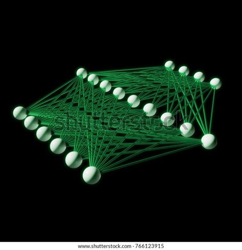 Artificial Neural Network Structure Model Toned Stock Illustration 766123915 Shutterstock