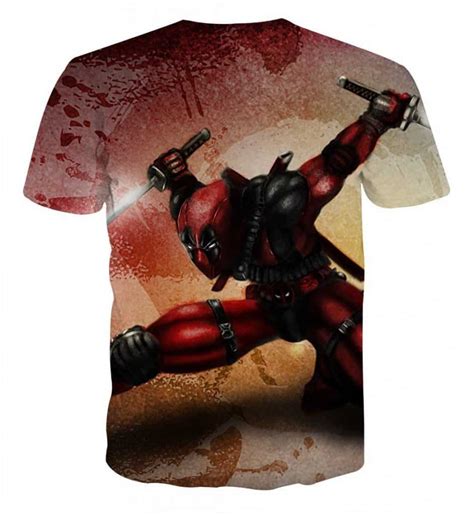 Sexy Deadpool Winking Awesome Portrait Smoke Design T Shirt