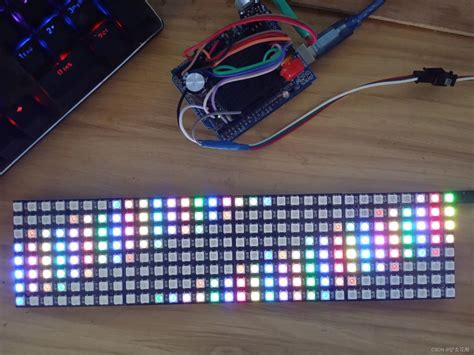 【雕爷学编程】arduino动手做（199） 8x32位ws2812b全彩屏模块6tdither Csdn博客