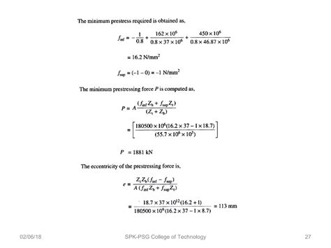 Prestressed Composite Beams Ppt