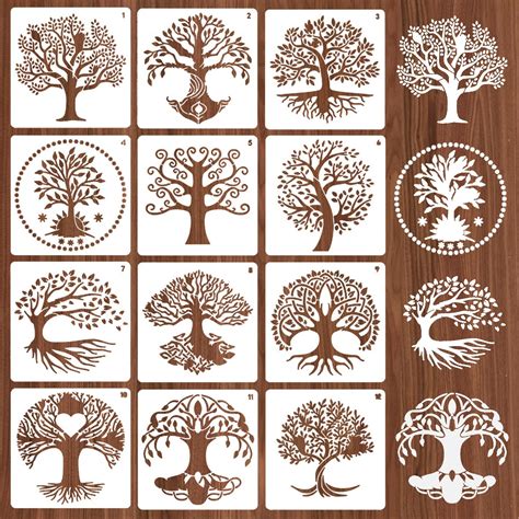 Tree Of Life Wall Stencil