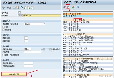 Sap生产订单类型配置sap生产订单号码段配置 Csdn博客