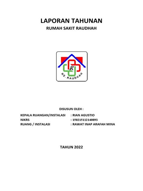Laporan Tahunan Rawat Inap Arafah Pdf
