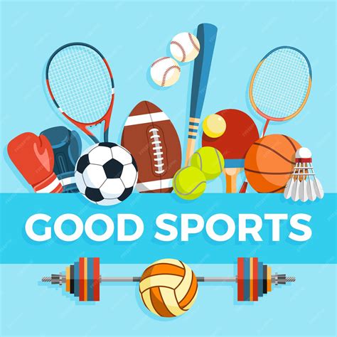 Premium Vector Poster With Sport And Gaming Equipment Vector
