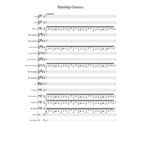 Starship Groove Piano Sheet Piano Sheet