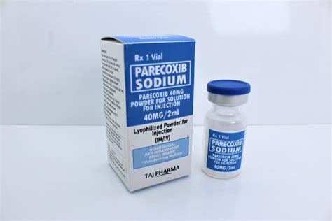 Parecoxib Sodium 40mg Injection Contract Manufacturing Taj Pharma India