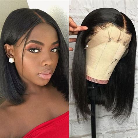 Beautyforever Straight Lace Front Short Bob Wig 150 Density Pre