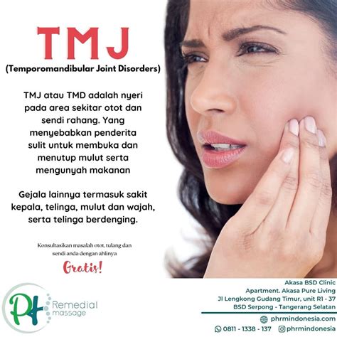 Tmj Temporomandibular Joint Adalah Ph Remedial Massage