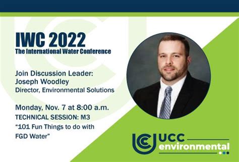 Ucc Environmental On Linkedin Ucc Uccenvironmental Iwc2022