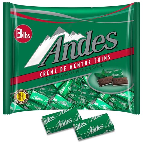 Andes Creme De Menthe Thin Mints 3 Pounds Of Bulk After Dinner Mints