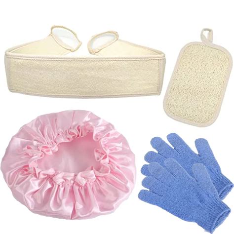 2017 Hot Sell 5pcslot Exfoliating Loofah Back And Body Scrubber For