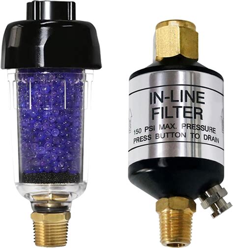 14 Inch Compressed Air Desiccant Filter And Inline Filter With Drain Valve Bundle 14 Inch Compressed Air Desiccant Filter And Inline Filter With Drain Valve Bundle