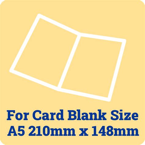 50 X A5 Card Blank Insert Sheets Craft Card Blanks Card Blanks Direct Formerly DS Crafts