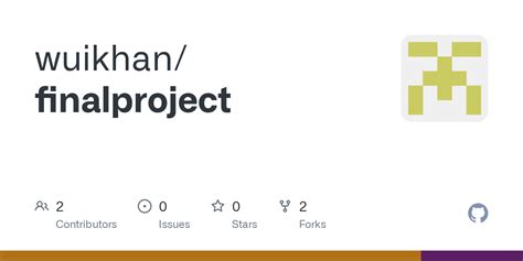 Github Wuikhanfinalproject