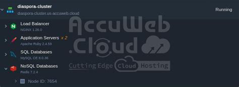 Set Up A Diaspora Cluster On Accuweb Cloud Dashboard