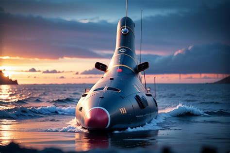 Premium Ai Image Military Weapon Nuclear Submarine War Weapon Deep