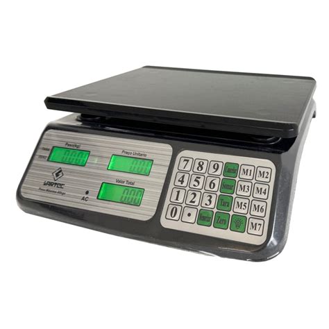 Balança Eletrônica Digital 40kg Carregável Precisão 2g Bateria