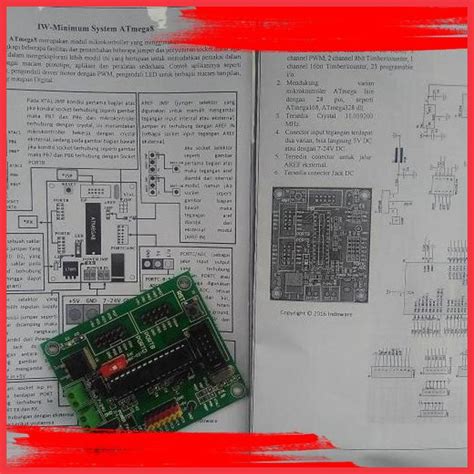 Jual Idw Sistem Minimum System Sysmin Board Sysmin Lengkap Dengan