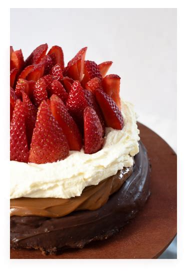 Brownie Con Frutillas Malenatortas