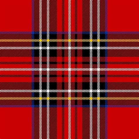 Motif Tartan écossais Rouge Backgroundplaid Vecteur Premium