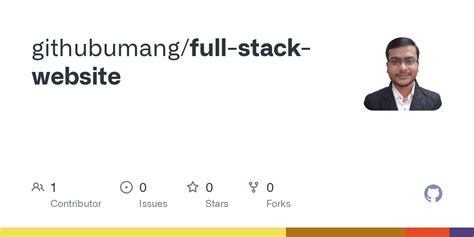 Github Githubumang Full Stack Website