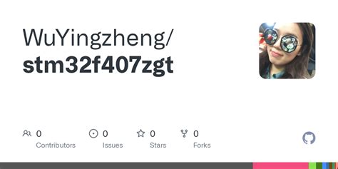 Github Wuyingzhengstm32f407zgt