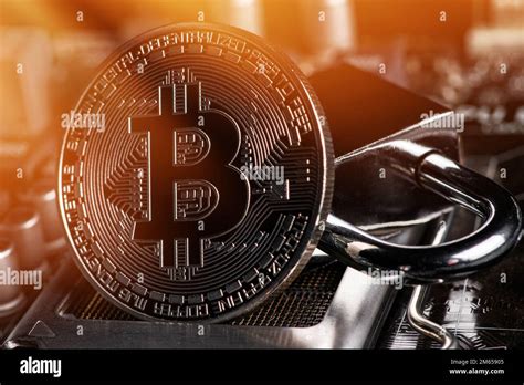 Bitcoin With Locker On Motherboard Cryptocurrency Law Digital