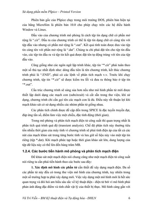Huong dan su dung phan mem Pspice | PDF