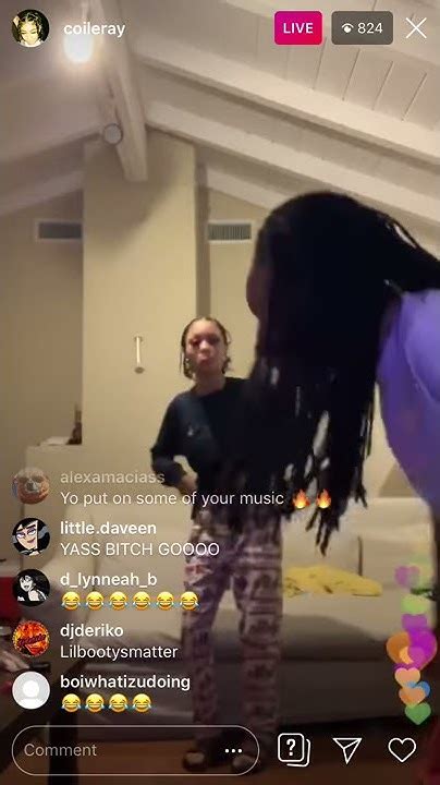 Coile Ray Twerks On Live Youtube