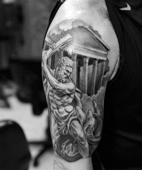 60 Tatuajes griegos dioses héroes y su significado