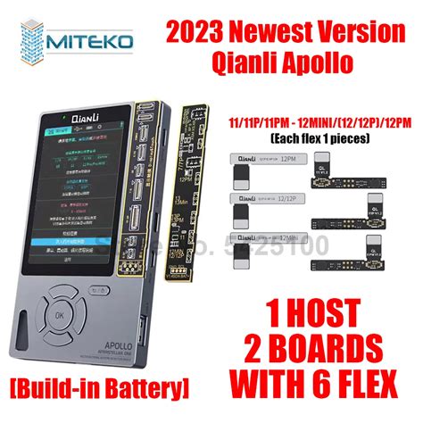 Qianli Apollo 2023 복원 감지 장치 트루 톤 배터리 헤드셋 베이스밴드 수리 6in 1 11 프로 맥스 Xr