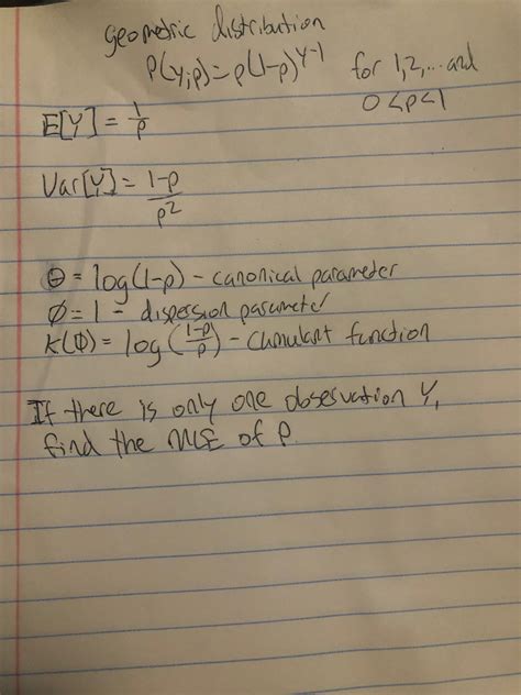 Solved If There Is Only One Observation Y1 Find The MLE Of P Chegg Com