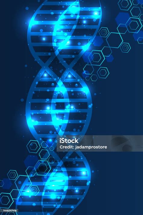 Dna Vertical Background Stock Illustration Download Image Now Dna
